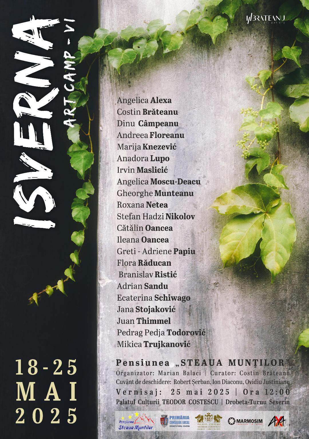 Tabăra de creație şi documentare Isverna Art Camp ediția a VI-a ...